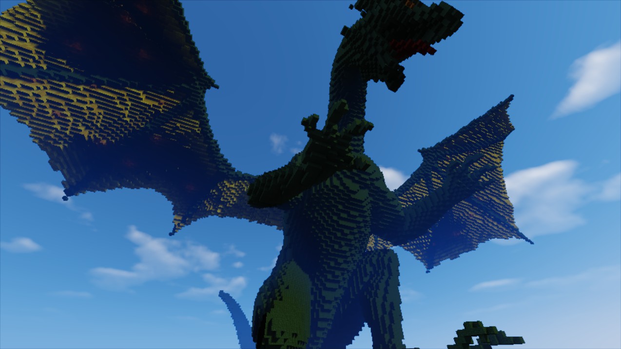 Mylanth the Great - Organic Dragon Minecraft Map