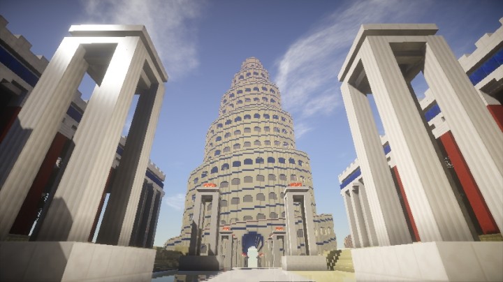 Spiral Tower of Babel Mk 2 Minecraft Map