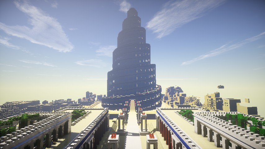 Spiral Tower of Babel Mk 2 Minecraft Map
