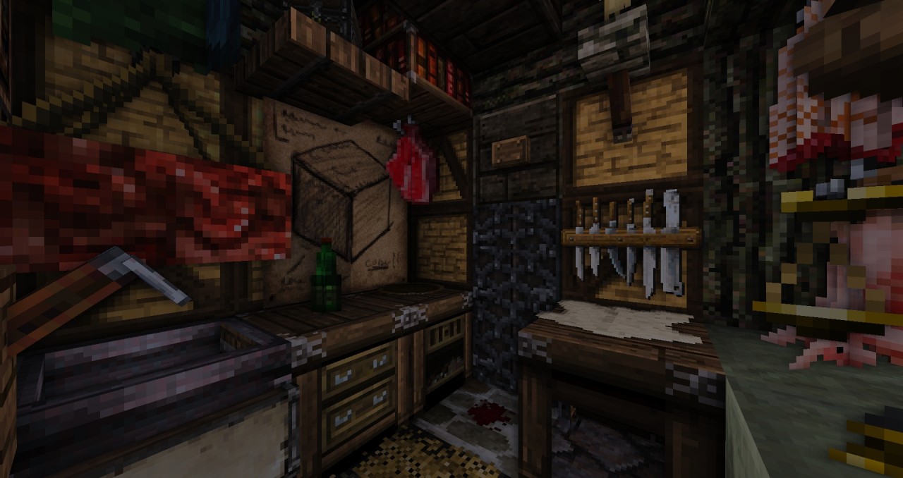 Butcher Interior Designs Minecraft Map