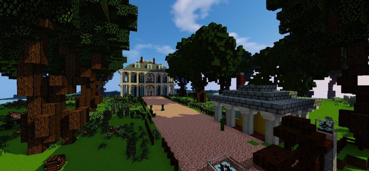 Oak Alley Plantation Minecraft Map