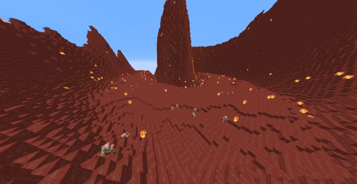 Nether Volcano Minecraft Map