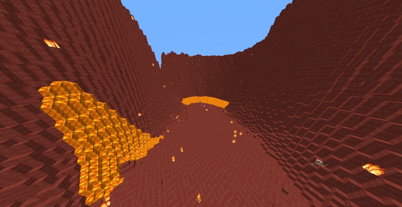 Nether Volcano Minecraft Map