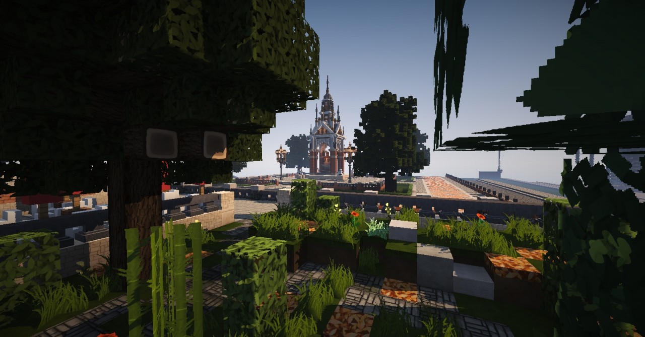 WIP, memorial square Minecraft Map