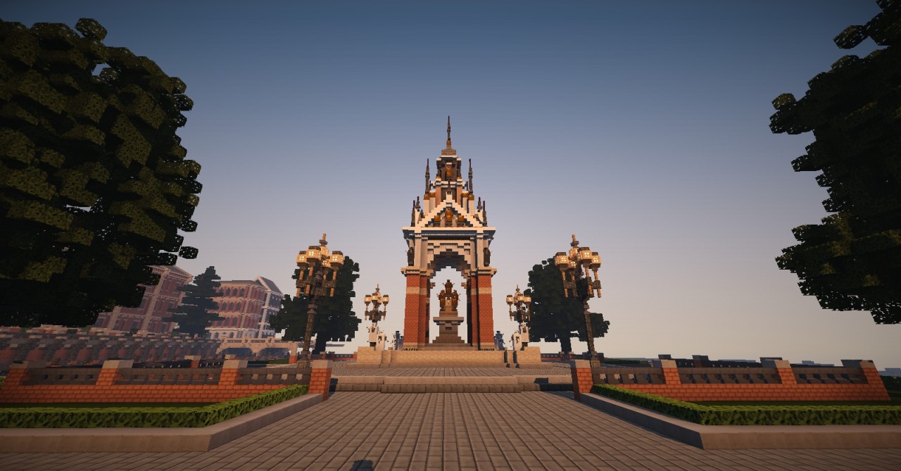 WIP, memorial square Minecraft Map