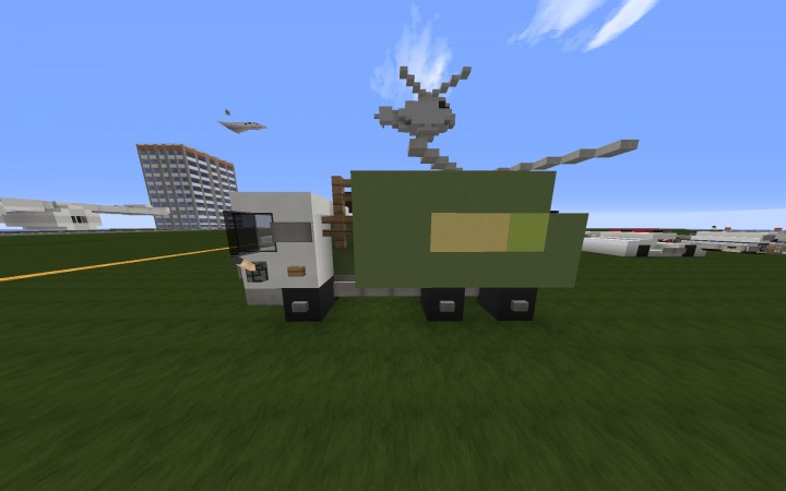 Minecraft-Garbage Truck Minecraft Map