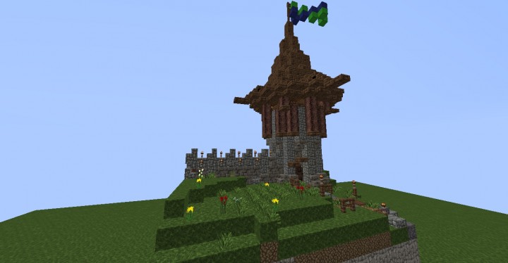 Medieval Watchtower~Mini Plot Minecraft Map