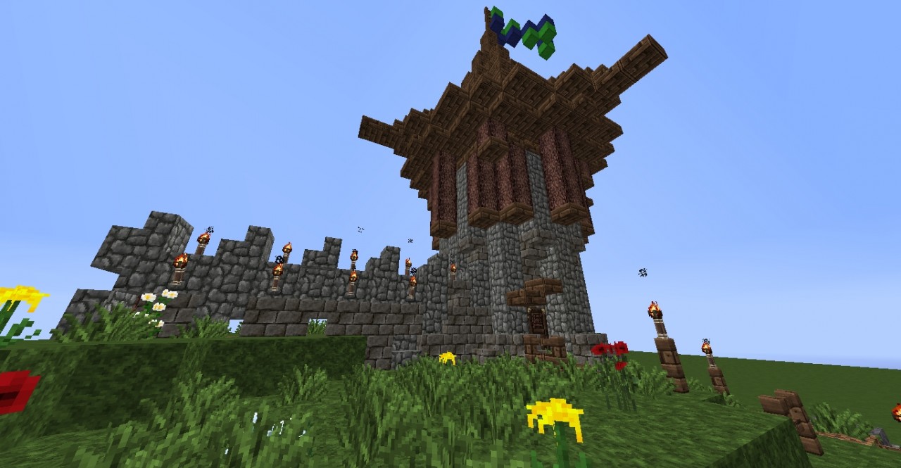 Medieval Watchtower~Mini Plot Minecraft Map