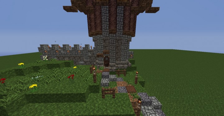 Medieval Watchtower~Mini Plot Minecraft Map