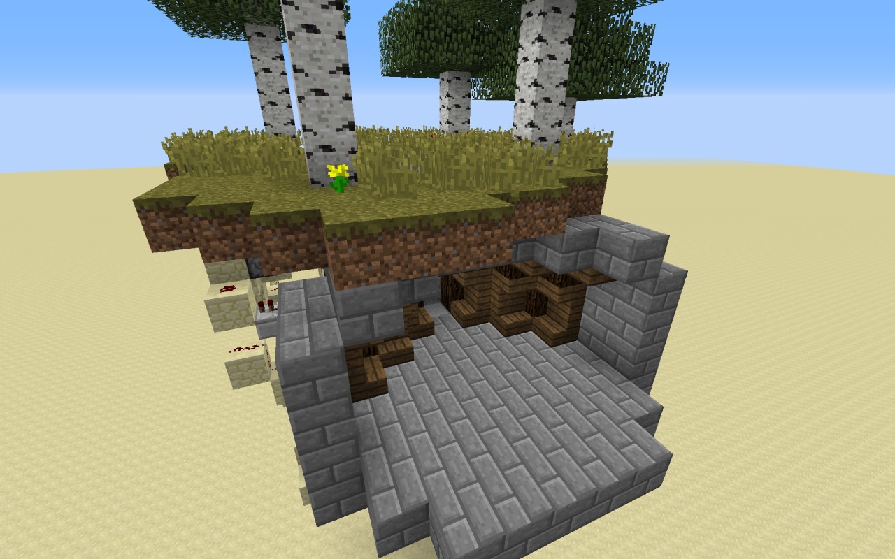 Redstone Hidden Underground Base Exit V1 Minecraft Map
