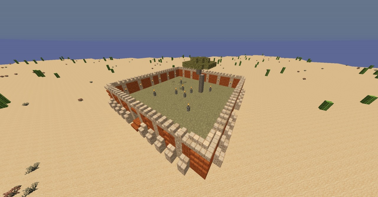Desert oasis - survival map Minecraft Map