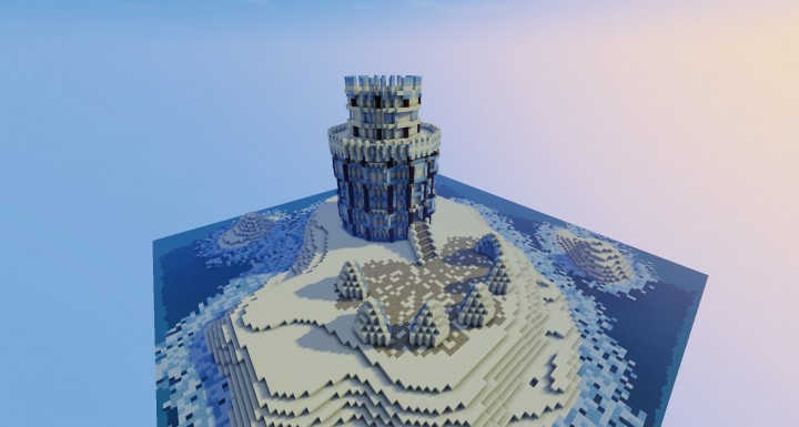 Ice Castle Server Spawn Minecraft Map