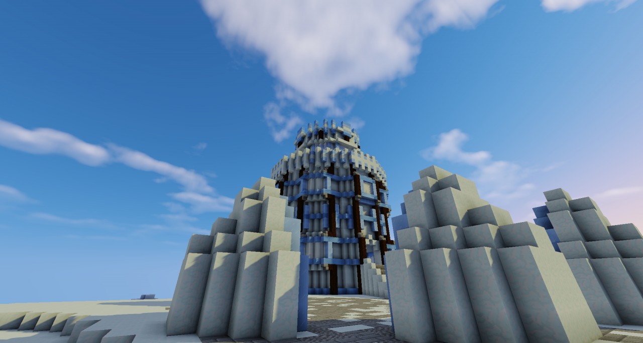 Ice Castle Server Spawn Minecraft Map