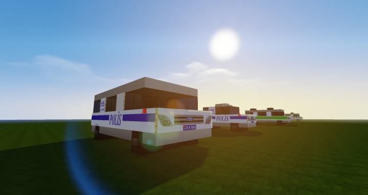 4 Europian police car pack Minecraft Map