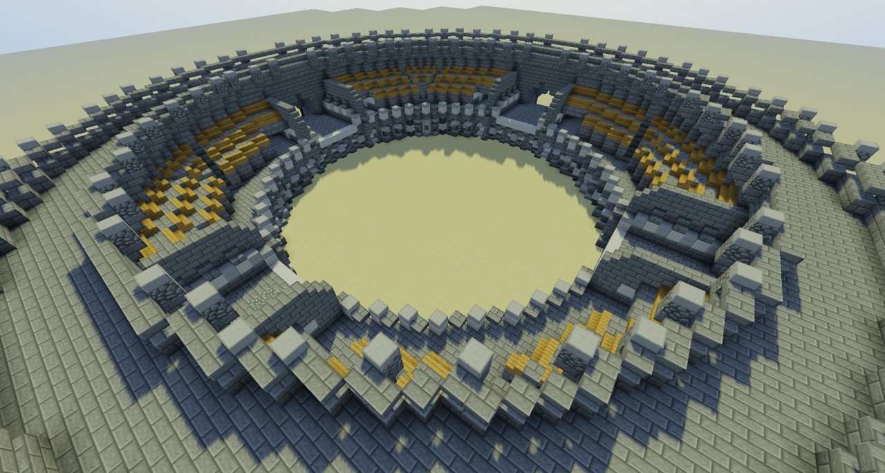 Medium Size PVP Coliseum Minecraft Map