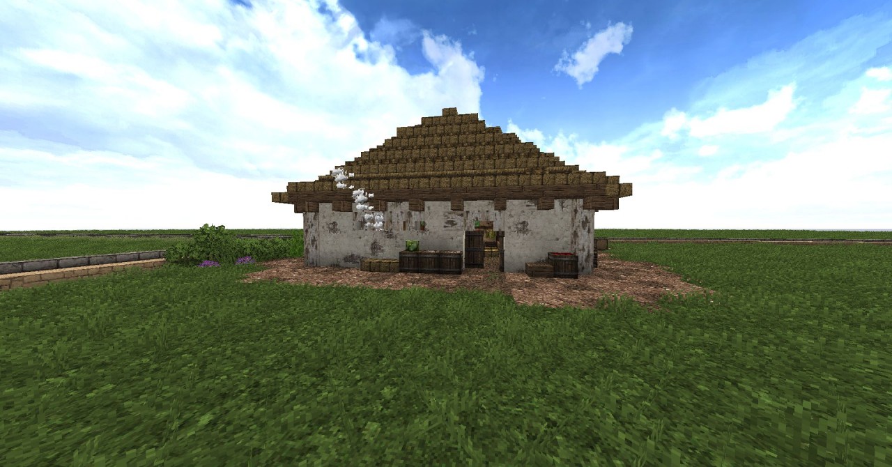 Medieval Farm House #WeAreConquest Minecraft Map