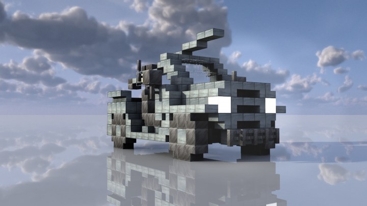 3:1 scale Military Vehicles Minecraft Map