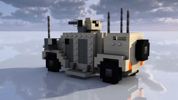 3:1 scale Military Vehicles Minecraft Map