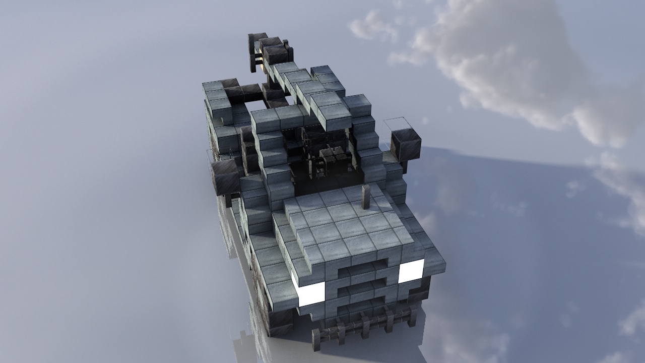 3:1 scale Military Vehicles Minecraft Map