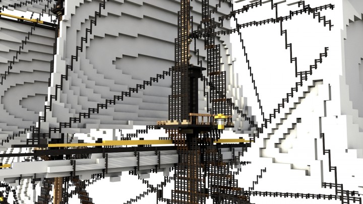 3:1 scale ship of the line Minecraft Map