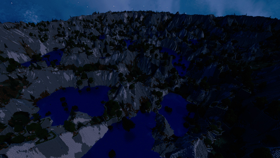 Terraced Ruins - 2k x 2k Custom Terrain Minecraft Map