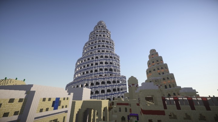 Spiral Tower of Babel Mk 2 Minecraft Map