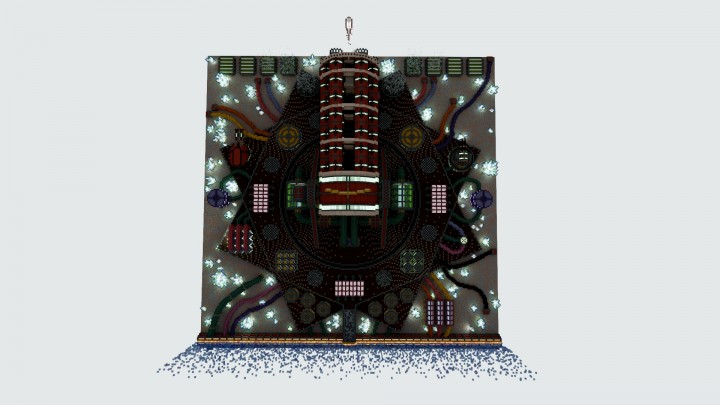 Giant plasma gatling cannon Minecraft Map