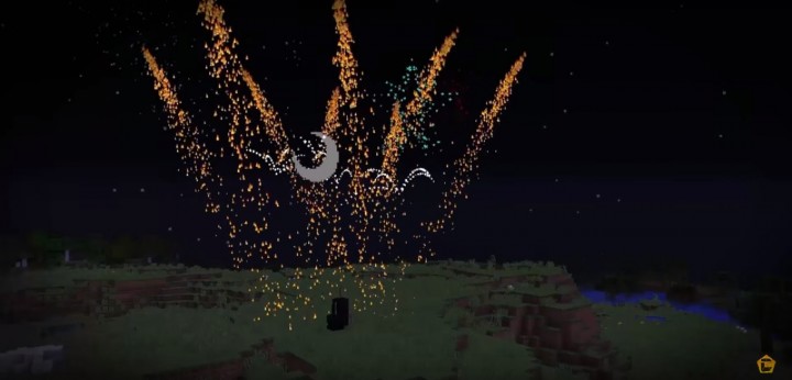 Advanced Fireworks In One Command Block Minecraft Map