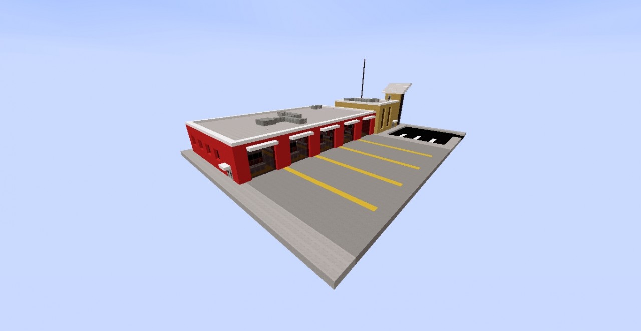Fire Station - Battalion 4 Minecraft Map