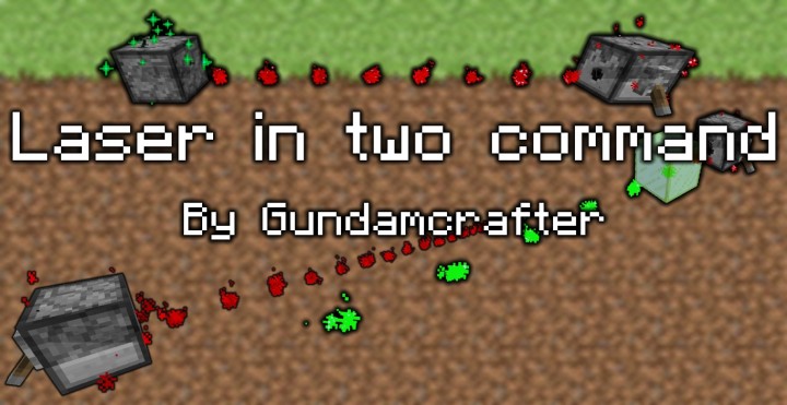 Minecraft Laser in two commands Minecraft Map