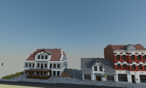 Some Hamburg buildings Minecraft Map