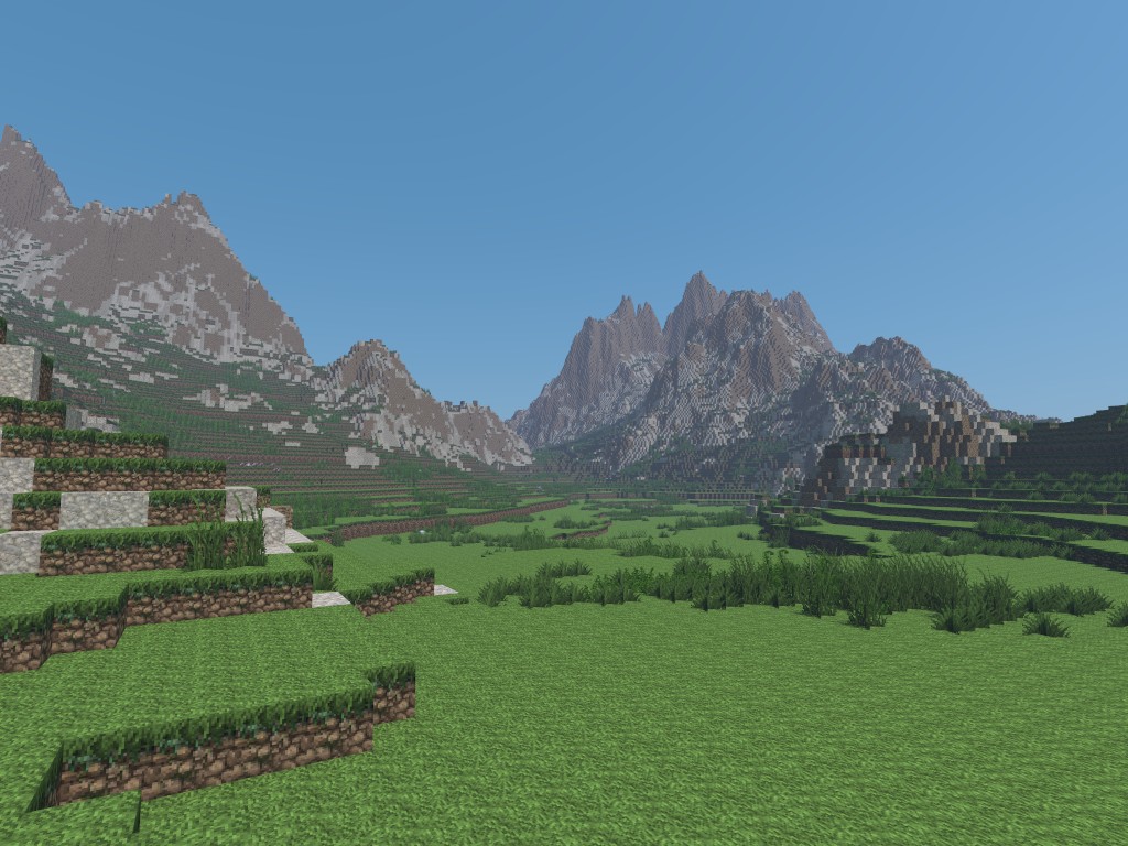 Steep Mountains Minecraft Map