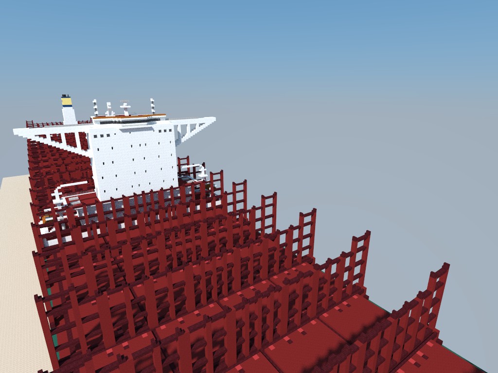 Container ship CHINA SHIPPING LINE GLOBE Minecraft Map