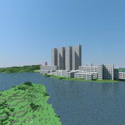 "The Strip" Simple City Series (City 1) Minecraft Map