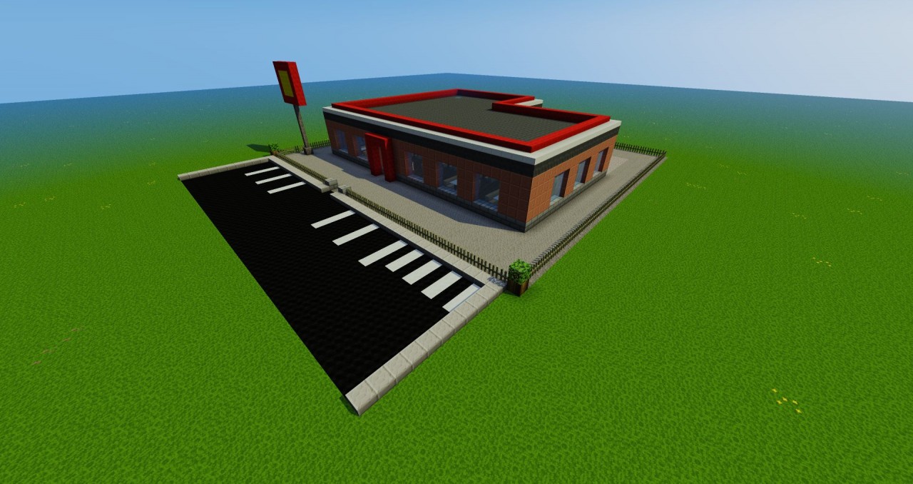BurgerKing building - only one command - Minecraft 1.8.x Minecraft Map