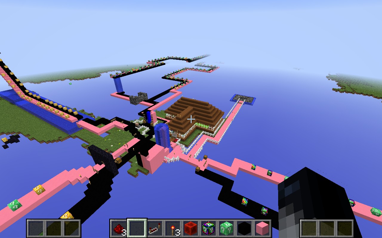 lucky block race for Pat and Jen 1.8 mods Minecraft Map