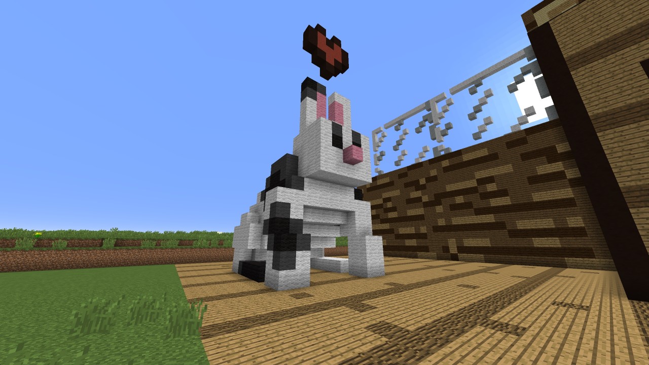 1:16 Scale in MC! inc. a rabbit! Minecraft Map