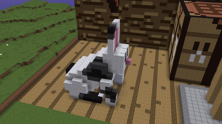 1:16 Scale in MC! inc. a rabbit! Minecraft Map