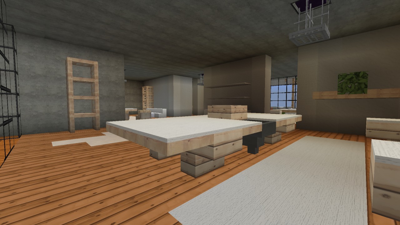 Concrete Modern House Minecraft Map