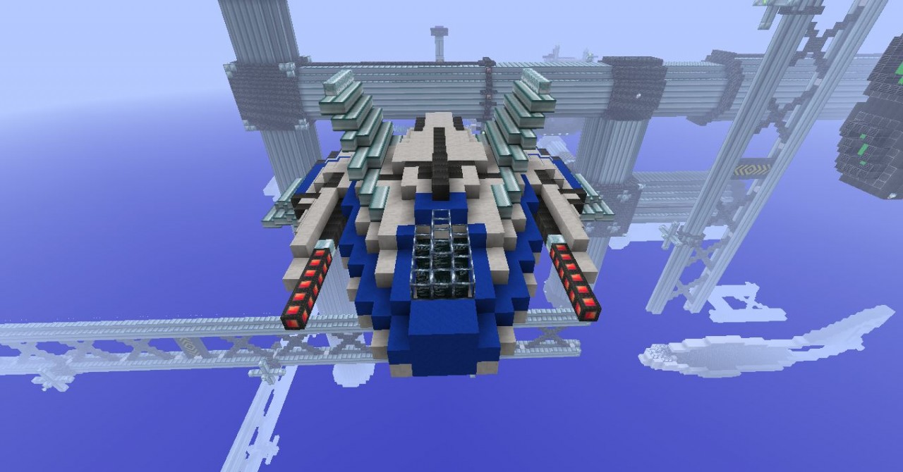 Spaceships from Space Rangers Minecraft Map