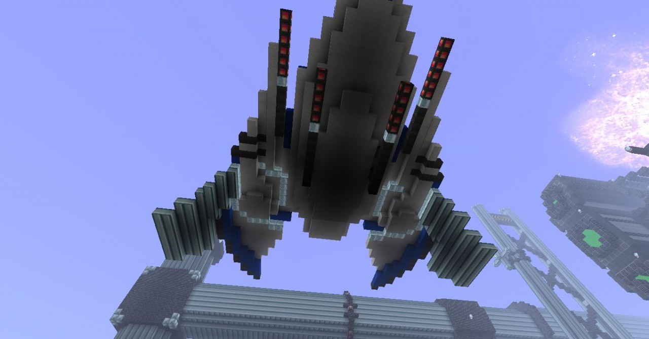 Spaceships from Space Rangers Minecraft Map