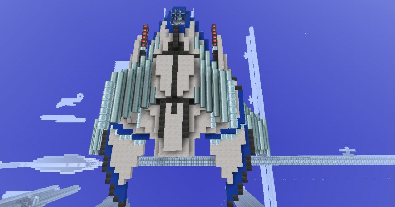 Spaceships from Space Rangers Minecraft Map