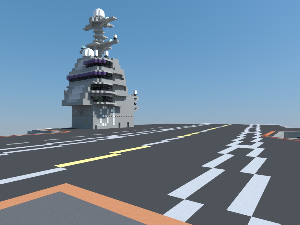 Aircraft carrier CVN-81 "Coral Sea" (my favorite project) Minecraft Map