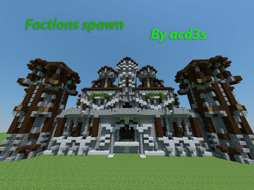 Medieval factions castle [download] Minecraft Map