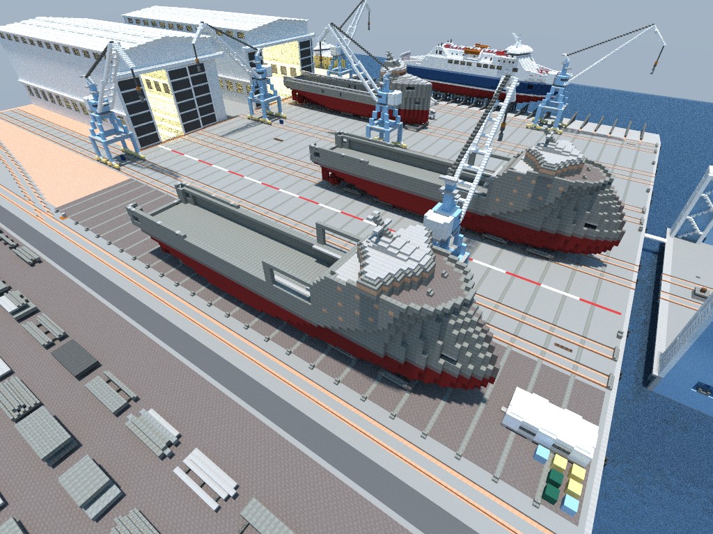 Build X-BOW vessel Minecraft Map