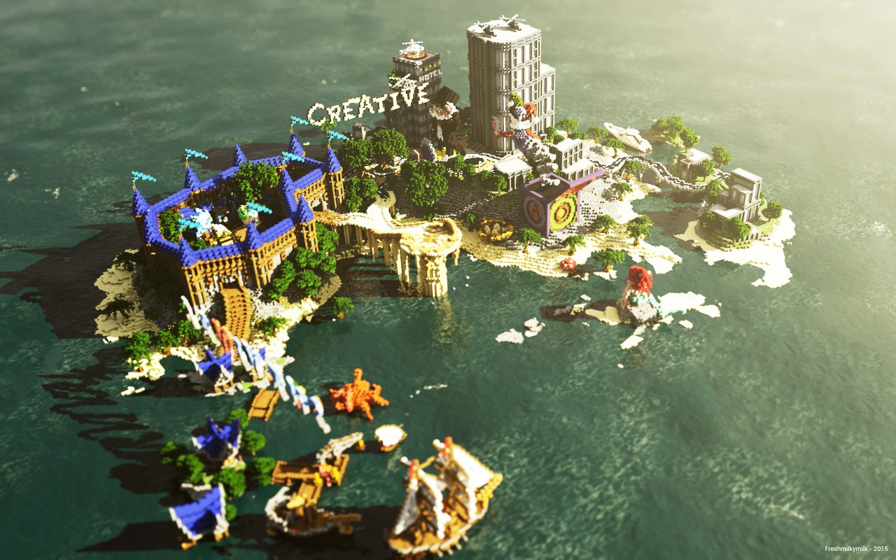 2 Portal Hub | Xenoflux Network | Hyperion BT Minecraft Map