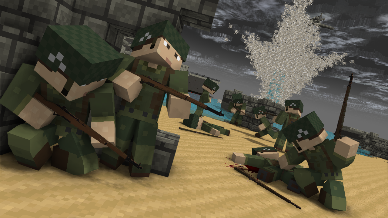 WW2 Rifle - M1 Garand [ 300:1 Scale ] Minecraft Map