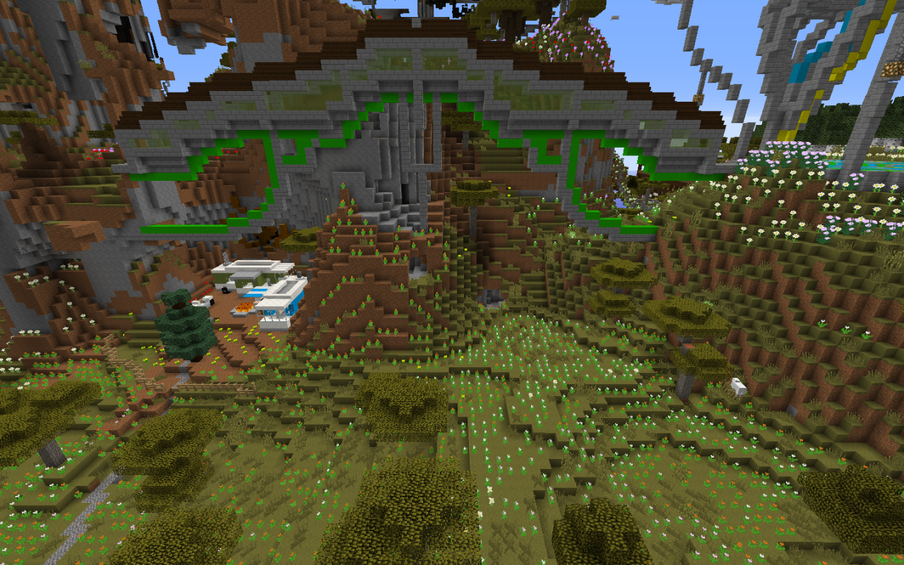 Just a Survival Server Plot Minecraft Map