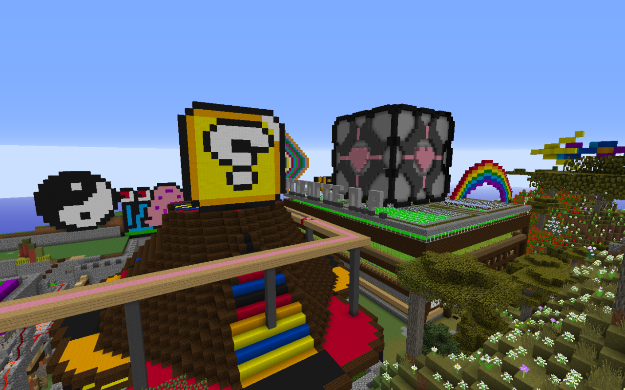 Just a Survival Server Plot Minecraft Map