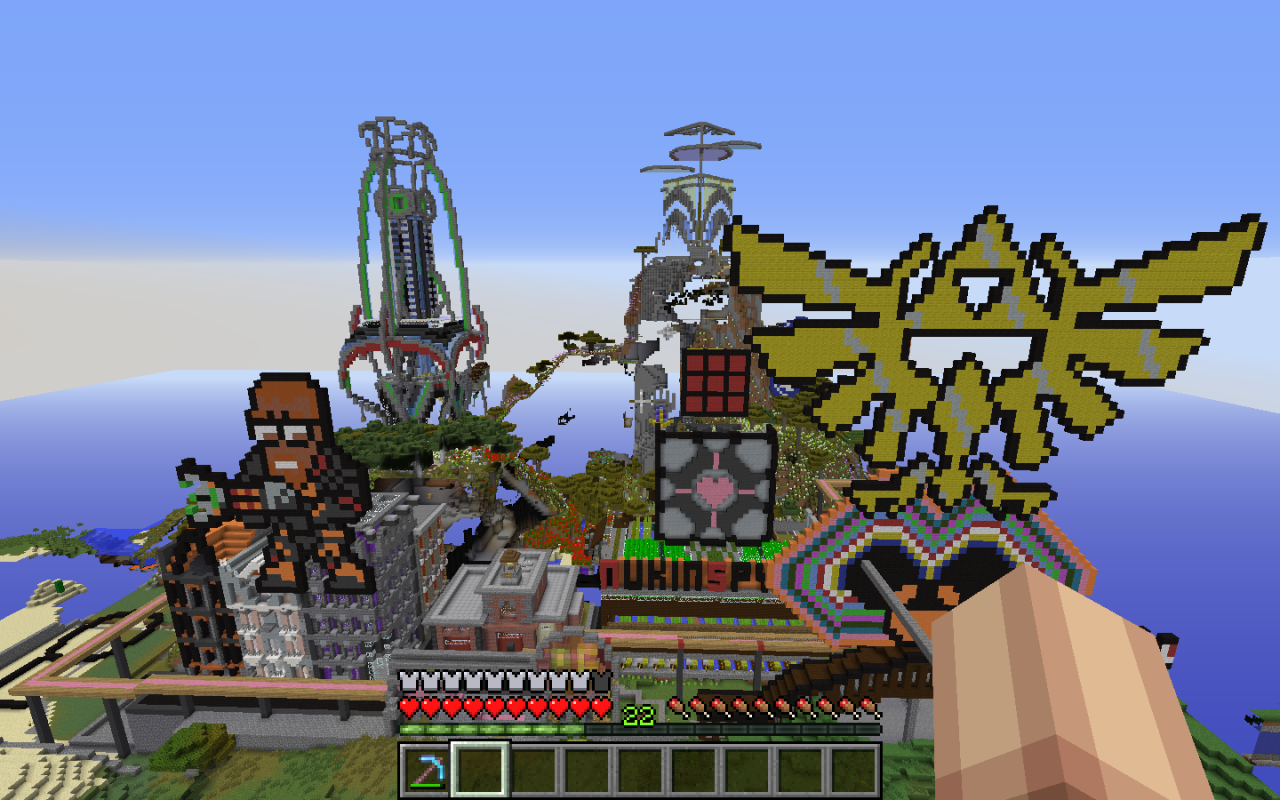 Just a Survival Server Plot Minecraft Map